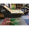 Vintage Marmet pram with spring chassis. No apron