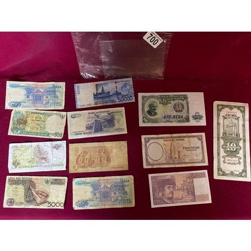 Collection of old banknotes