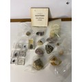 Collection of rocks, minerals, fossils etc