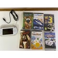 Sony PSP-1003 console in white with charging cable, memory stick, UMB ...