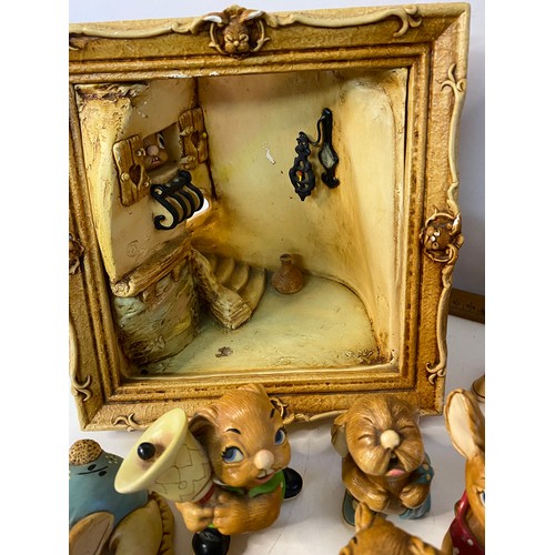 Collection of Pendelfin figures