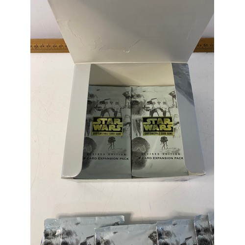 Decipher Star Wars CCG Hoth revised edition made in 1998. 12 sealed ...