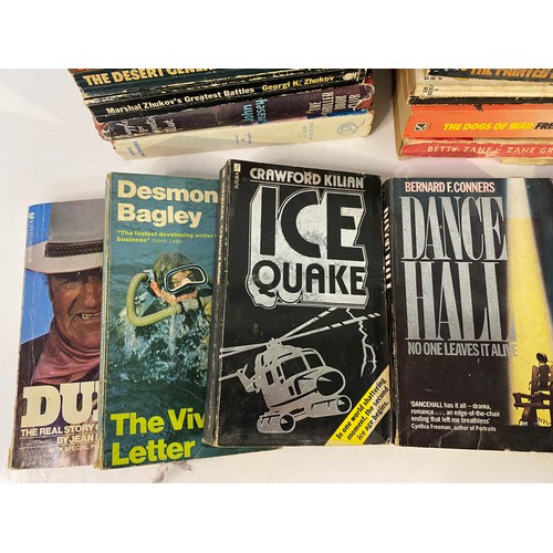 Selection of vintage novels mostly paperbacks.
