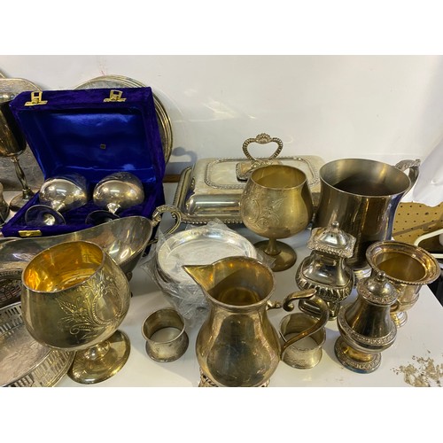 Selection of silver plated table ware