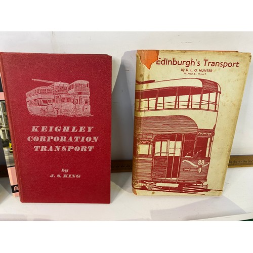 Collection of tram and trolleybus books and magazines