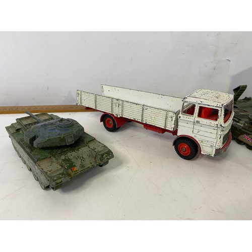 Selection of Dinky diecast models.