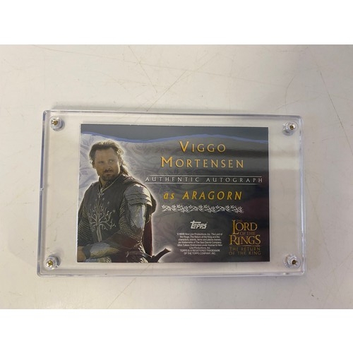 Topps The Lord of the Rings, The Return of the King Aragorn autograph ...