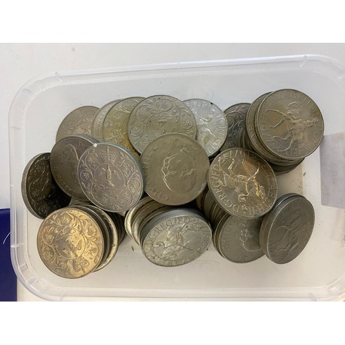 Selection of collectable coins and a coin album
