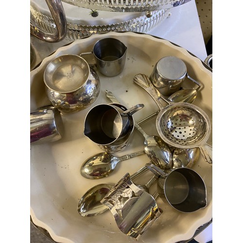 Large selection of clean silver plate