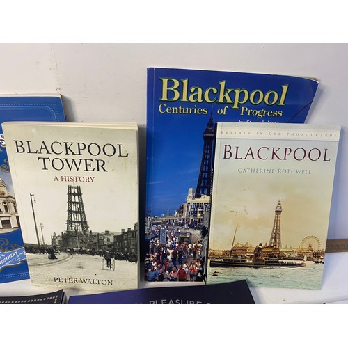 Collection of books on Blackpool and its attractions