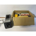 Large collection of 35mm slides with gnome sprite 150 projector