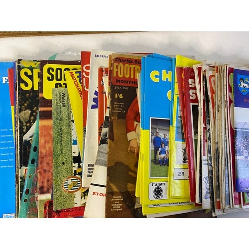 Selection of vintage football programmes to include finals and ...