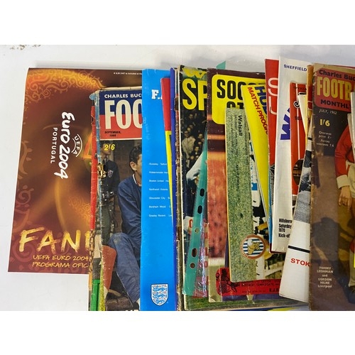 Selection of vintage football programmes to include finals and ...