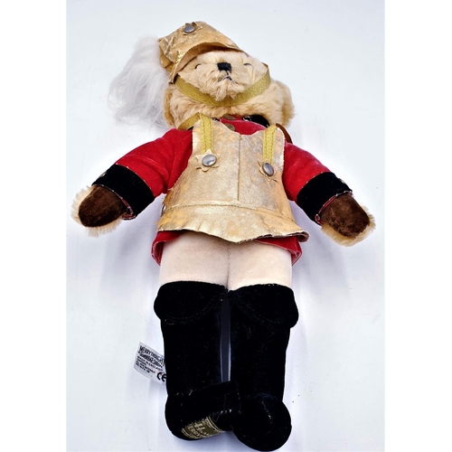 MERRYTHOUGHT 38cm GUARDSMAN TEDDY BEAR DESIGNED EXCLUSIVELY FOR HARRODS ...