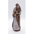 ART POTTERY Large 31cm RELIGIOUS FIGURINE