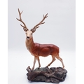 BESWICK Extra Large 27cm MODEL OF A STAG ON ROCK Model No 2629 1978/80 ...