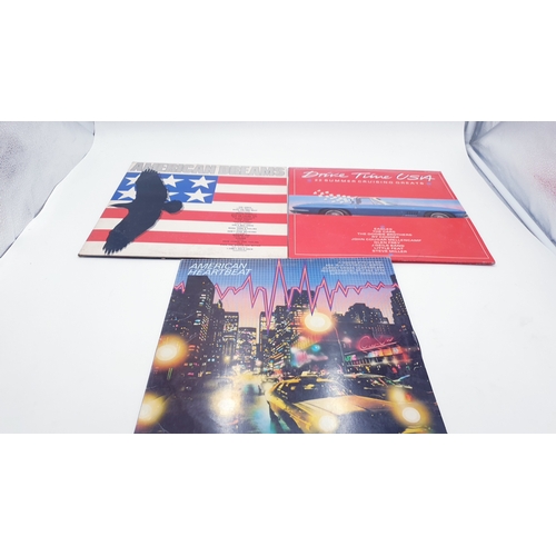 ROCK COMPILATION VINYL LPS (3) AMERICAN DREAMS GATEFOLD SLEEVE DOUBLE ...