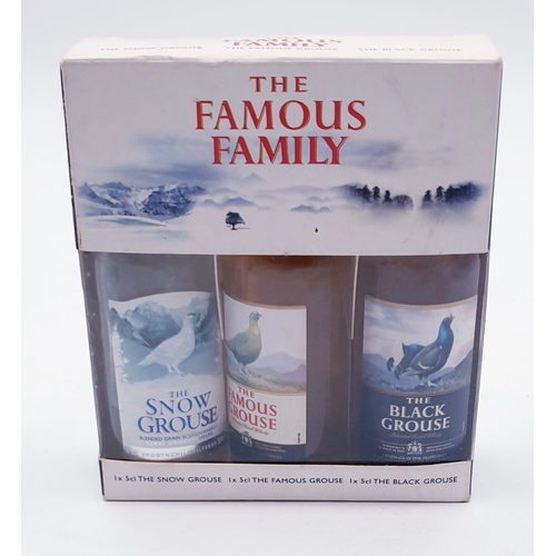THE FAMOUS GROVE FAMILY WHISKY (Boxed Set Of Three)
