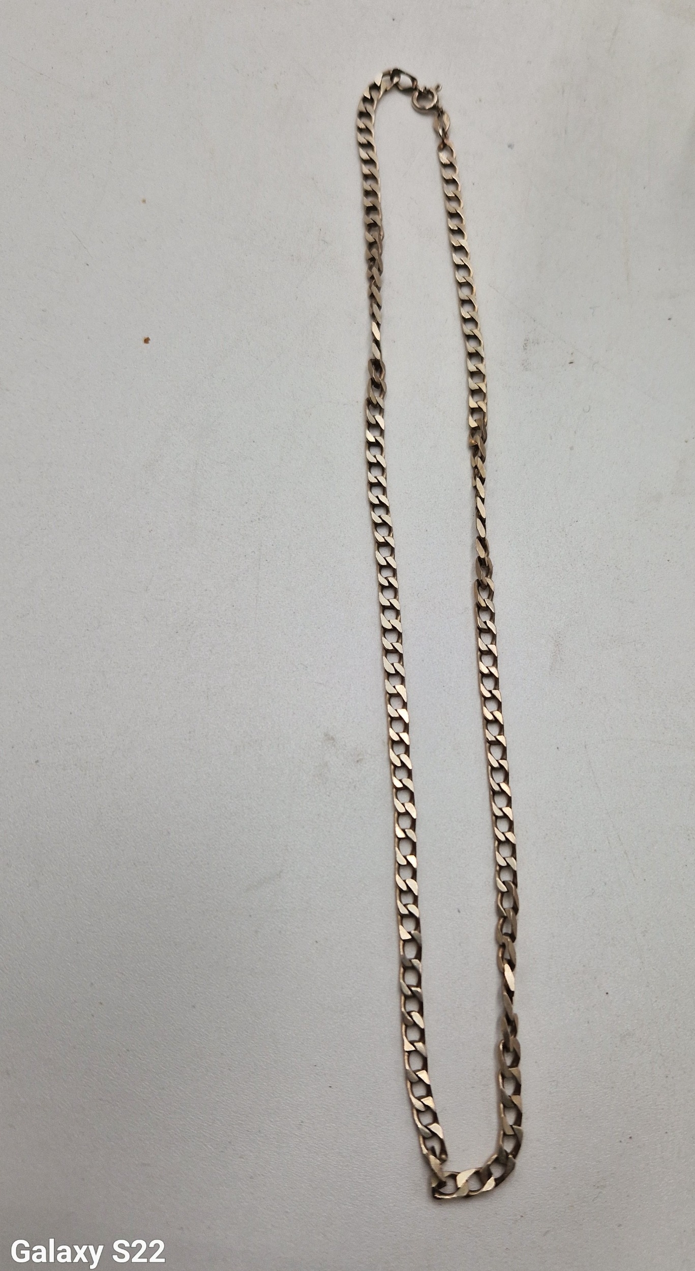 SILVER (925) 40cm NECK CHAIN CHAIN (Total Weight 11.6 Grams)