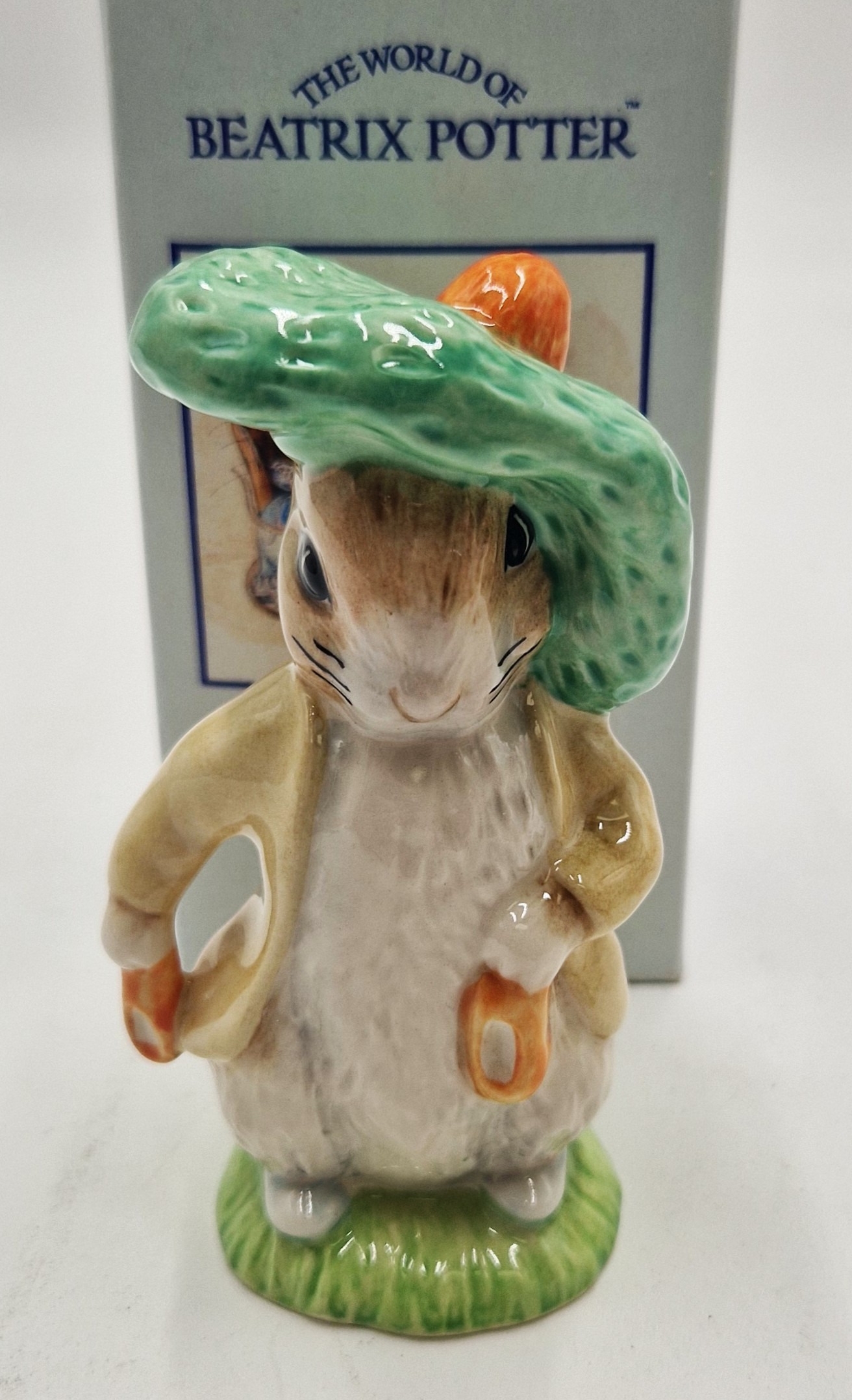 ROYAL ALBERT 10.1cm BEATRIX POTTER CHARACTER FIGURINE "BENJAMIN BUNNY ...