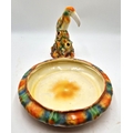 FALCON WARE Large 23.5cm TOUCAN POSY 1930s Plus 31cm Dia BOWL. (Falcon ...