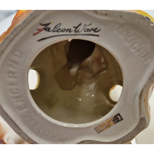 FALCON WARE Large 23.5cm TOUCAN POSY 1930s Plus 31cm Dia BOWL. (Falcon ...