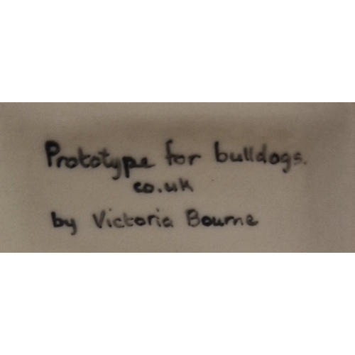 BULLDOGS.CO.UK 12cm FIGURINE (Original Prototype By Victoria Bourne ...