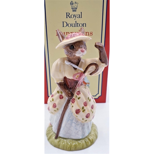ROYAL DOULTON 10.8cm BUNNYKINS CHARACTER FIGURINE "LITTLE BO PEEP ...