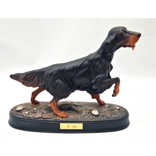 BESWICK 21.6cm MODEL OF AN ENGLISH SETTER ON CERAMIC PLYNTH Model No ...