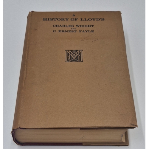 FIRST EDITION BOOK 1928 "THE HISTORY OF LLOYDS" Charles Wright & C ...