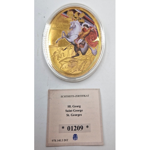 ST GEORGE COIN (Limited Edition) (Certificate)