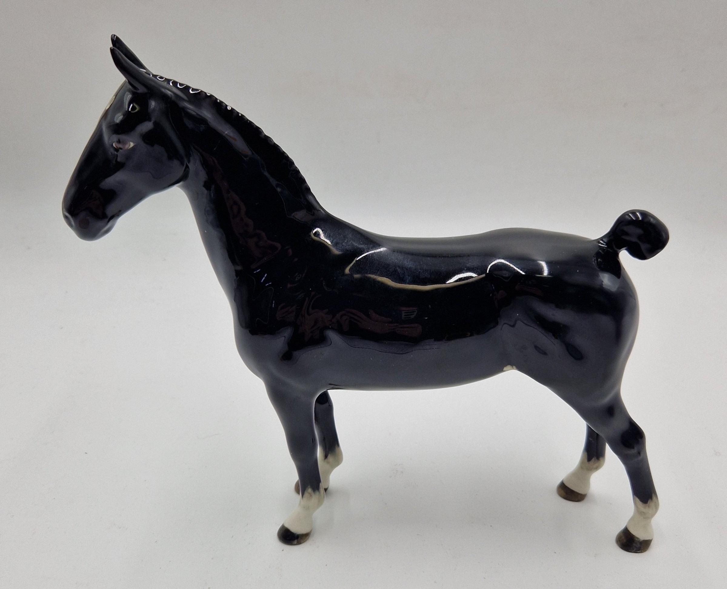 BESWICK Large 19.7cm MODEL OF A HACKNEY PONY "CH BLACK MAGIC OF NORK ...