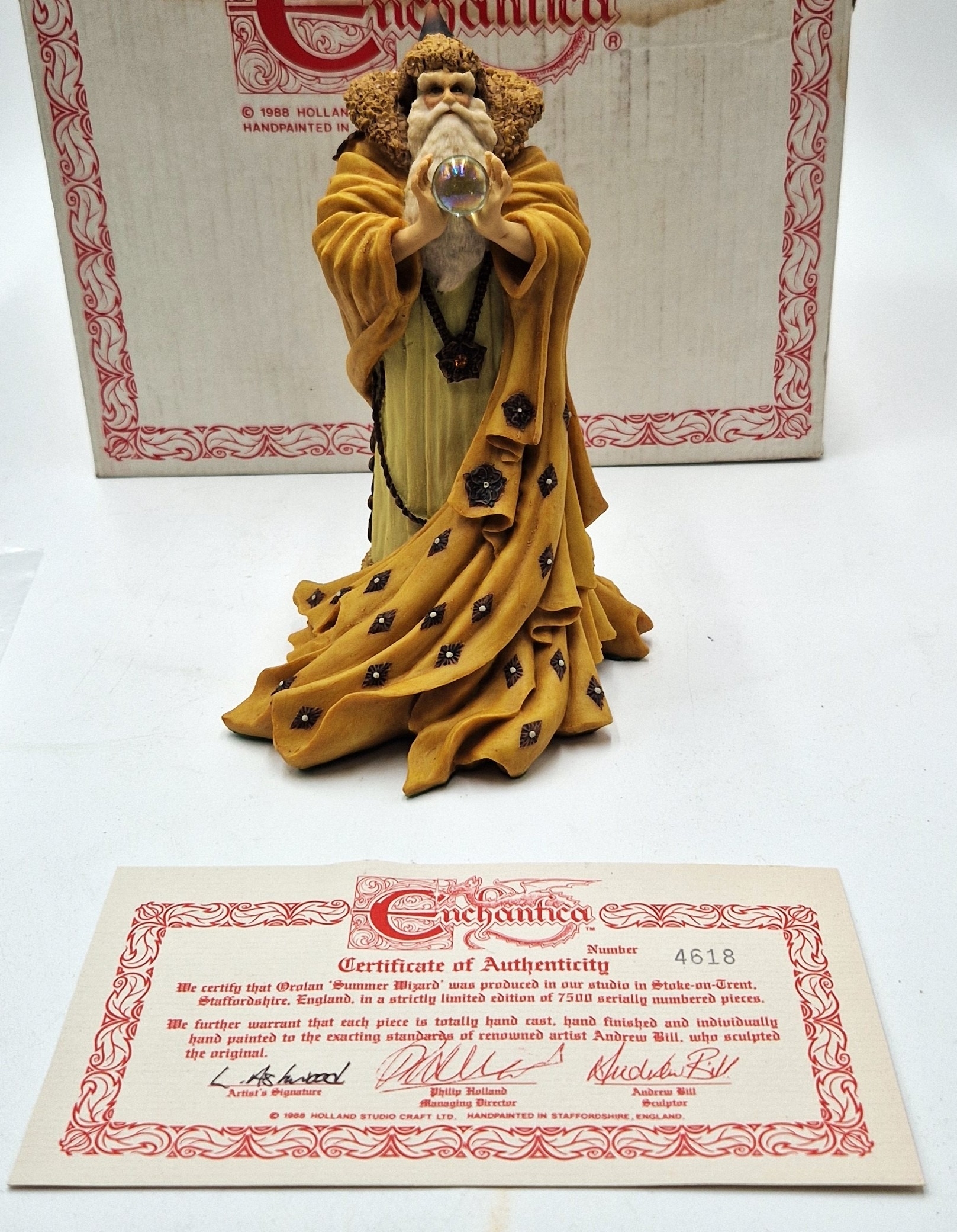 HOLLAND STUDIO CRAFT Large 19cm CHARACTER FIGURINE "OROLAN ---THE ...