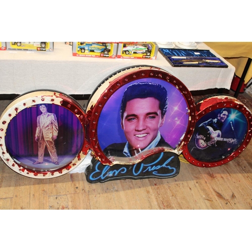 A vintage Elvis Presley light up electric sign (needs restoring) 1.60 ...
