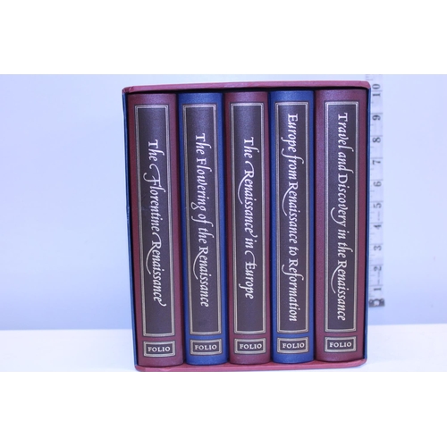 A Folio Society box set 'The Story the Renaissance'