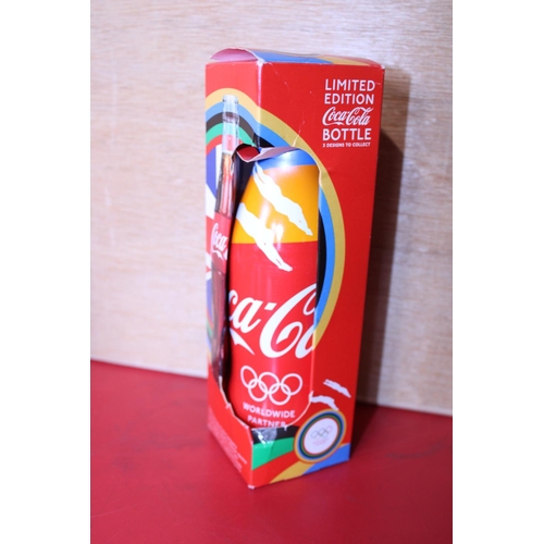A boxed limited edition Olympics 2012 Coca-Cola bottle