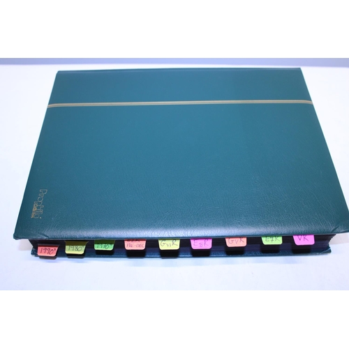 A stamp stock album ranging from Victorian - 1990's