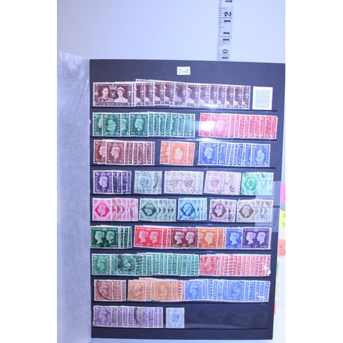 A stamp stock album ranging from Victorian - 1990's