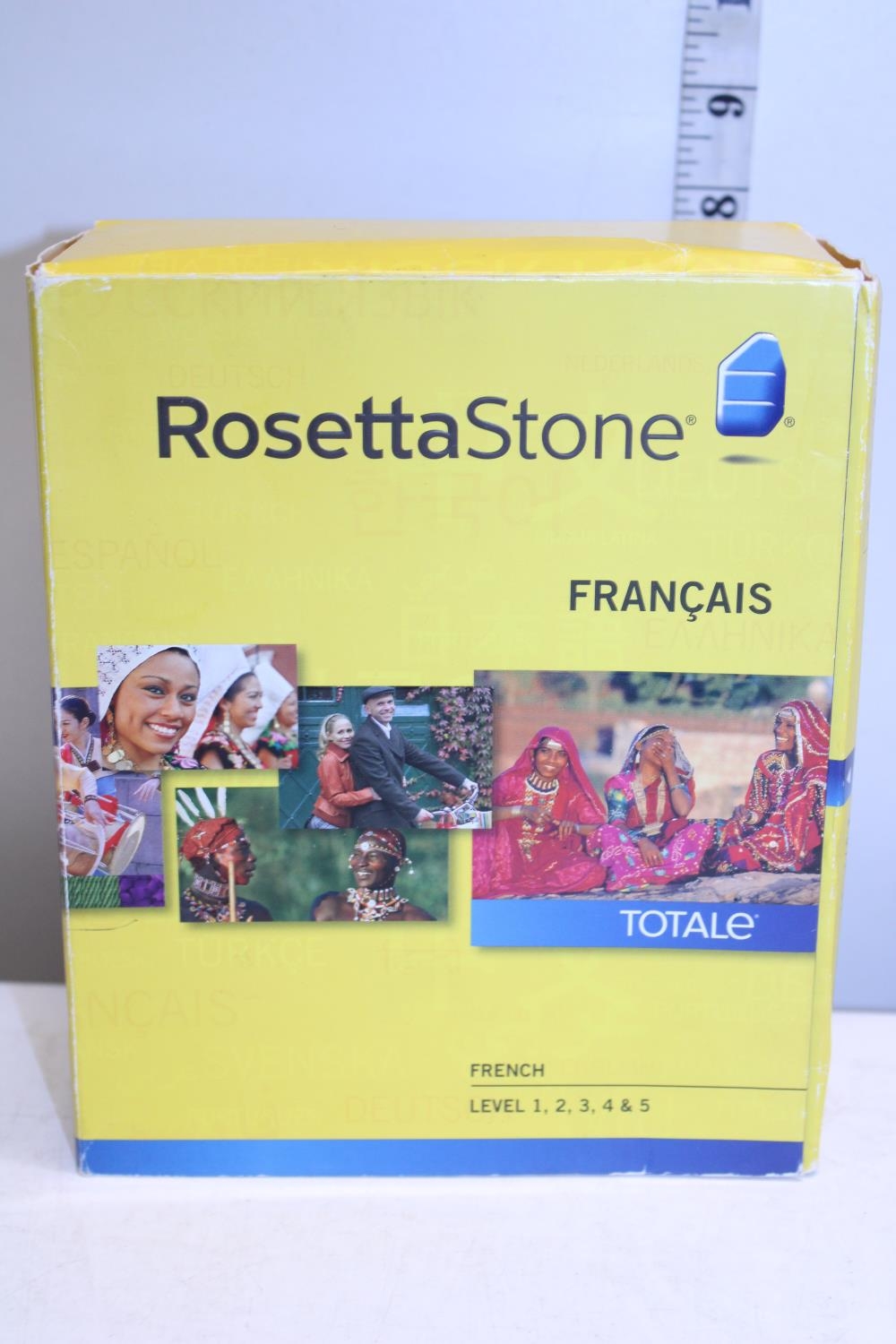 A boxed Rosetta Stone French set