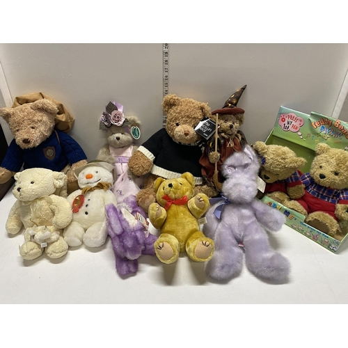 A job lot of assorted soft toys mainly all with tags including Little ...