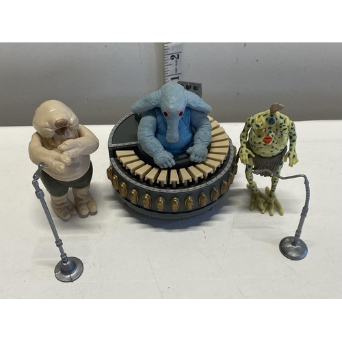A set of 1983 Star Wars Cantina Band figures by LFL