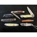 A selection of vintage pen knives, UK post only