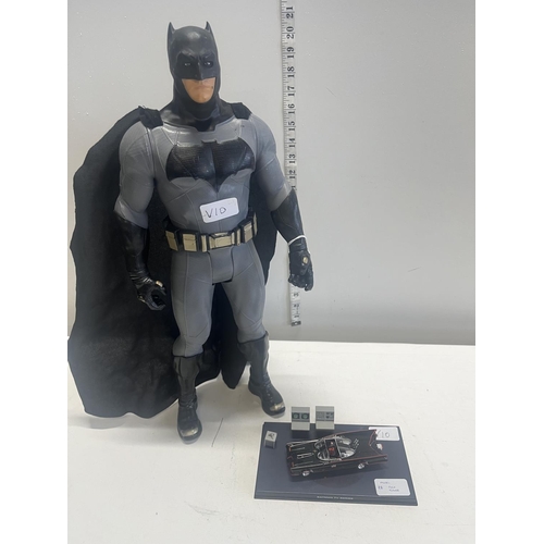A large Batman figure 50cm tall & related items