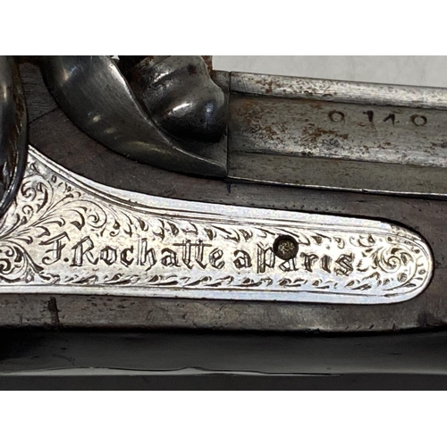 A P. Bondini .45 calibre single shot muzzle loading pistol. Black ...