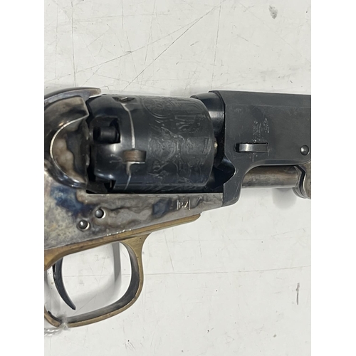 A .45 Uberti muzzle loading revolver. ID number 50990. Current firearms ...