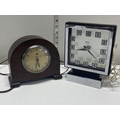 Two vintage electric mantle clocks, Smiths mystery clock & a Temco ...