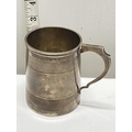 A hallmarked silver tankard 183g