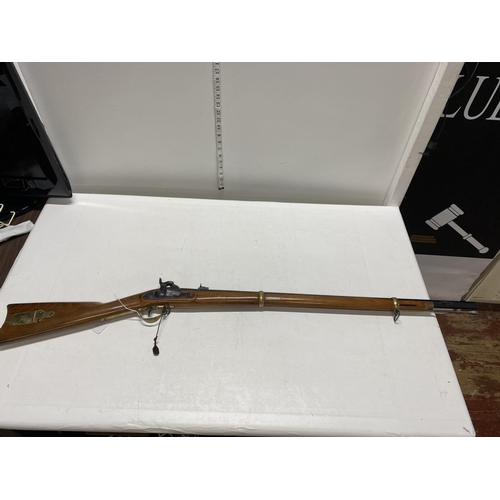A Antonio Zoli .577 muzzle loading zouave carbine. Black powder only ...