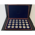 A boxed coin collection of 24 coins commemorating 'The RAF through the ...