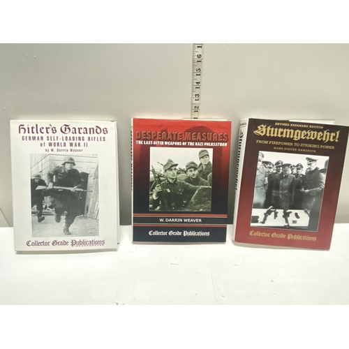 Three Collector Grade Publications hardback books covering WW2 German ...